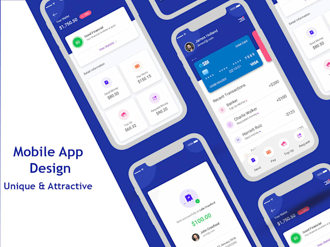 Design professional mobile app and website design ux ui by Designermen