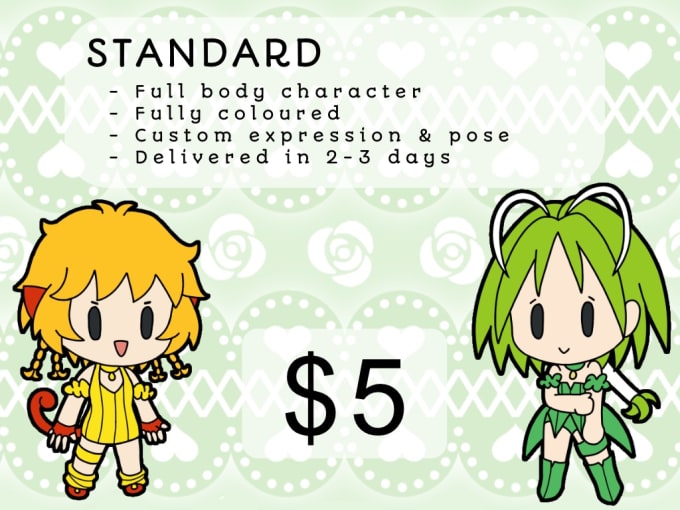 Draw custom super deformed chibi art 2022 by Yummycake_xian | Fiverr