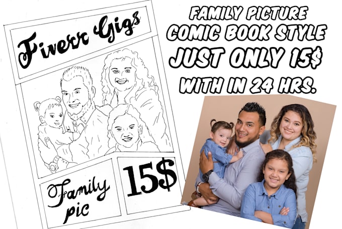 Make a comic page using your photo by Ruvindrathiwank | Fiverr