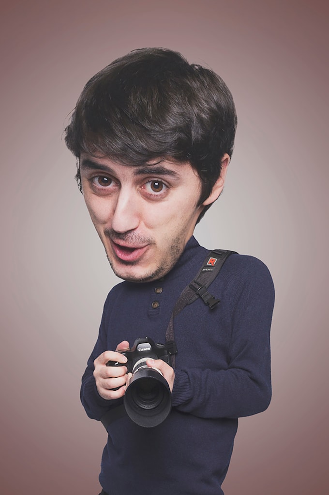 Turn you portraits into a real cartoon by Jferreirafoto | Fiverr