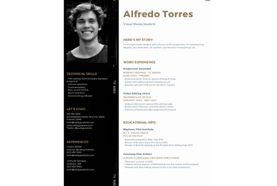 Make you a custom resume design that pops and gets you hired by ...