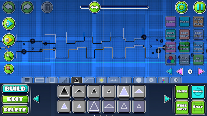 Make geometry dash layout by Ziemniaczekgami | Fiverr