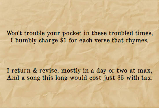 Write exactly the poem you need by Utkarsh_bali | Fiverr