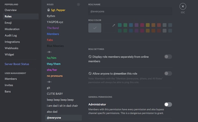 Create a professional discord server for you by Anxietyattackk | Fiverr
