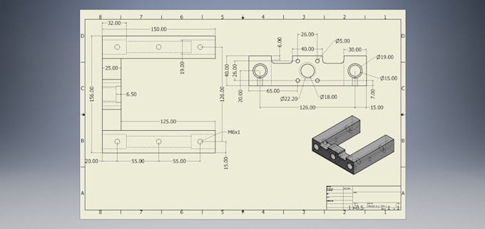Make 3d mechanical design in autodesk inventor and solve mech engineer ...
