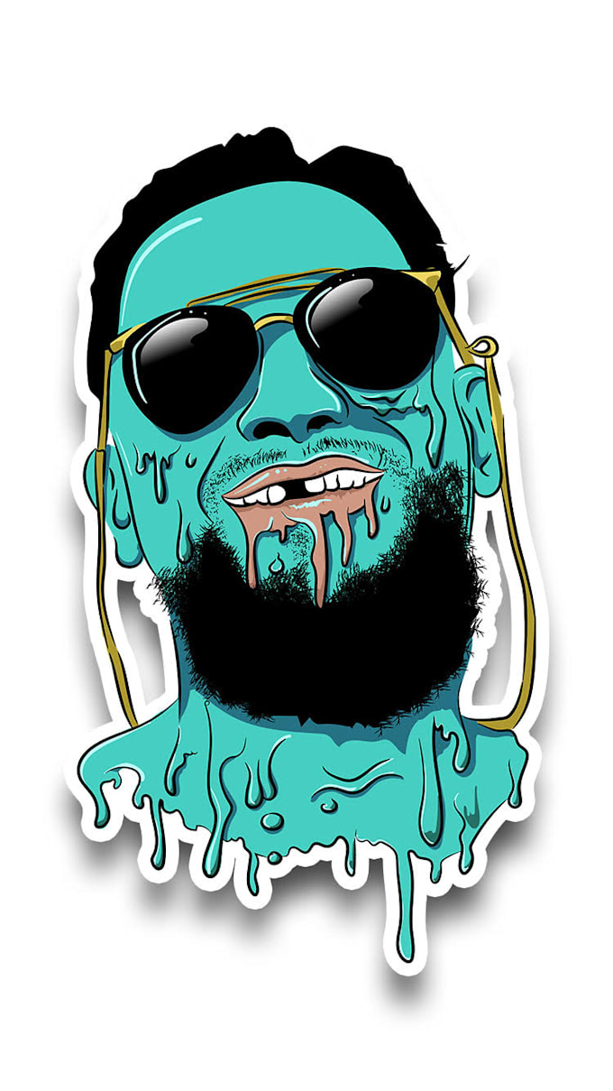 Draw you as grime art character by Scrapy7959 | Fiverr