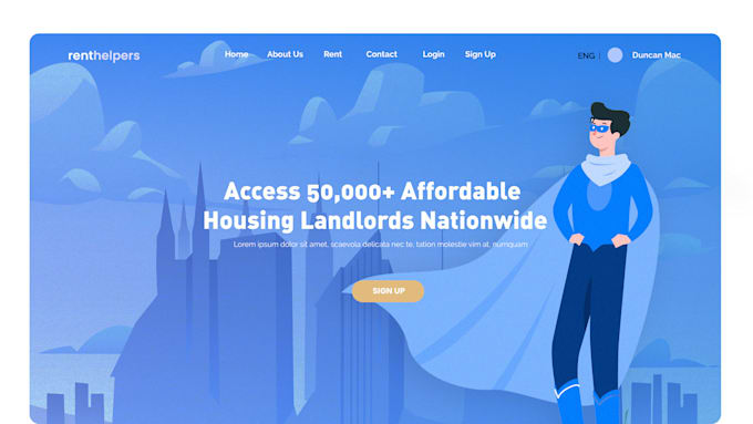 Design minimalist web ui by Dendypixels | Fiverr