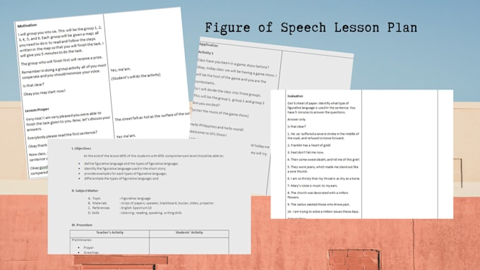 Create exciting lesson plan for young esl learners by Jadeverly | Fiverr