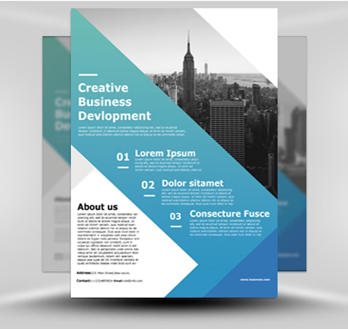 Design a professional full color flyer by Graphicdbd | Fiverr