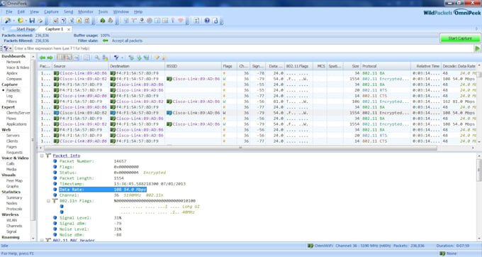 Do packet capture analysis for wired and wireless networks by Maheshyc ...