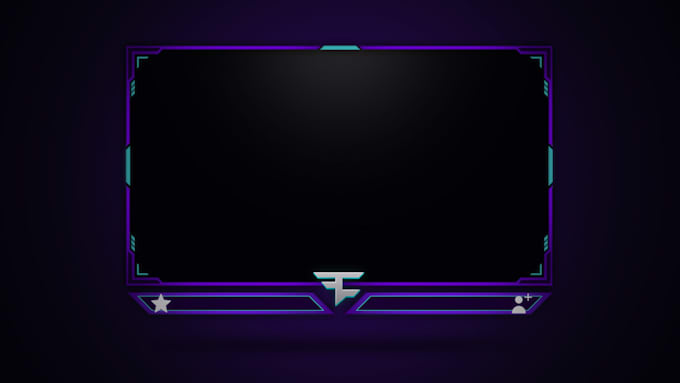 Design you a stunning facecam overlay for streaming by Qelxyy | Fiverr