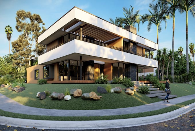 Create realistic architecture 3d renders by Yp_arc | Fiverr