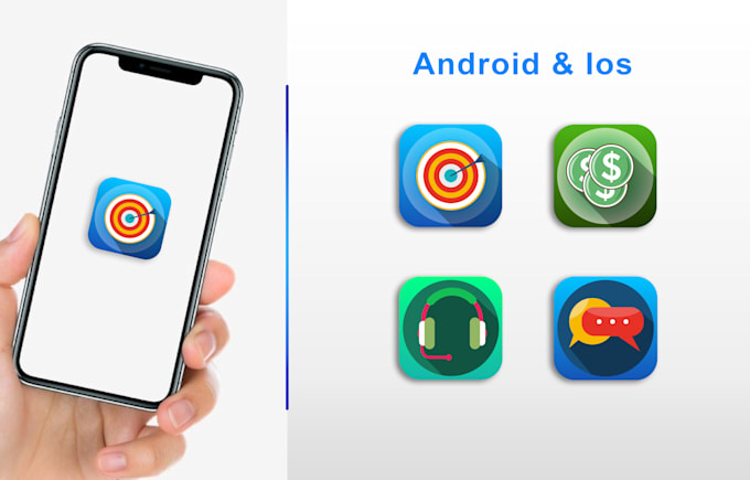 Design android and ios app icon and splash screen by Pmsstudio | Fiverr