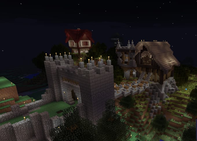 Build you a 20x20 or bigger minecraft build by Mimicameow | Fiverr