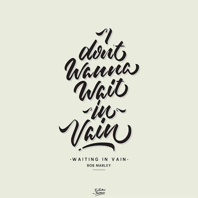 Make digital hand lettering with this style by Titiksemu | Fiverr