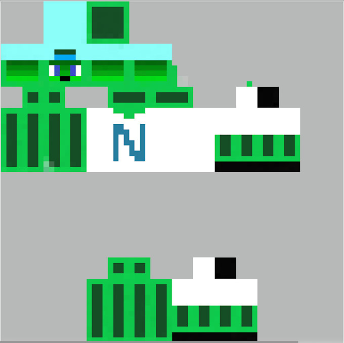 Design you a custom minecraft skin by Norvddanny | Fiverr