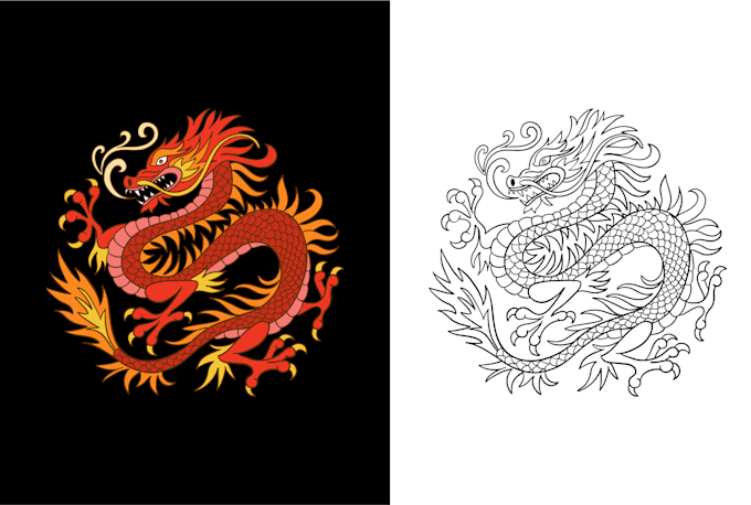 Vector tracing, detail vector art drawing illustration by Albashir03 ...