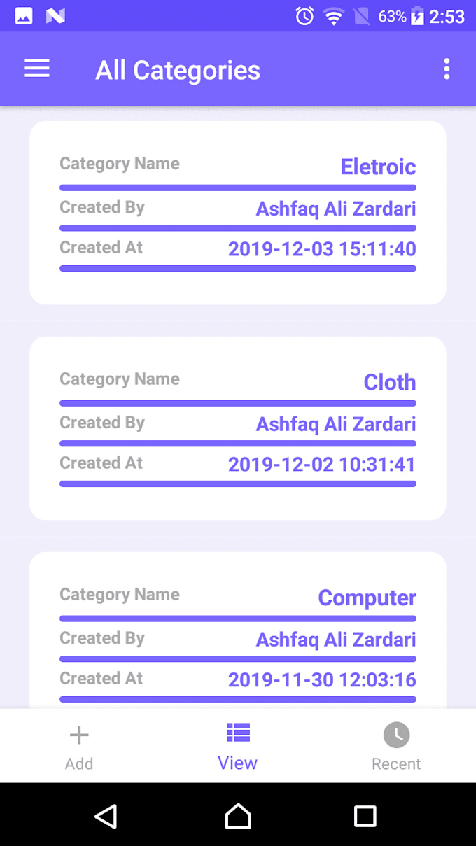 Create your android app with crud operation by Christinecpet | Fiverr