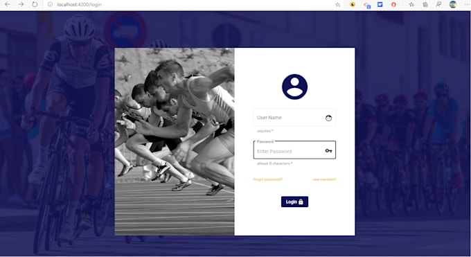 Deliver login template angular with material by Jerink | Fiverr