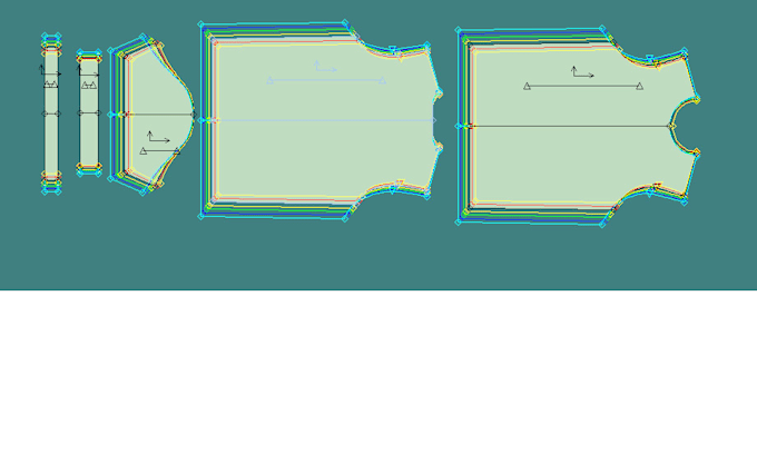 Do pattern making and grading for tee shirt by Paterninovation | Fiverr