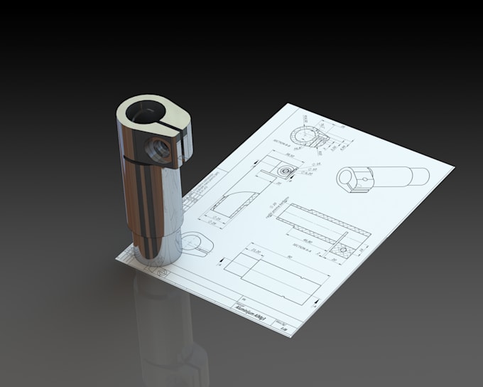 Design 3d cad parts and assembly by Mileartist | Fiverr
