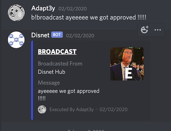 Create a custom discord bot in node js by Adapt3y | Fiverr