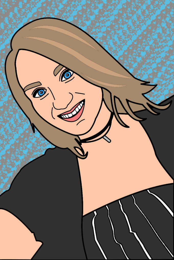 Turn one of your selfies into a simple cartoon by Graphicsmarts | Fiverr