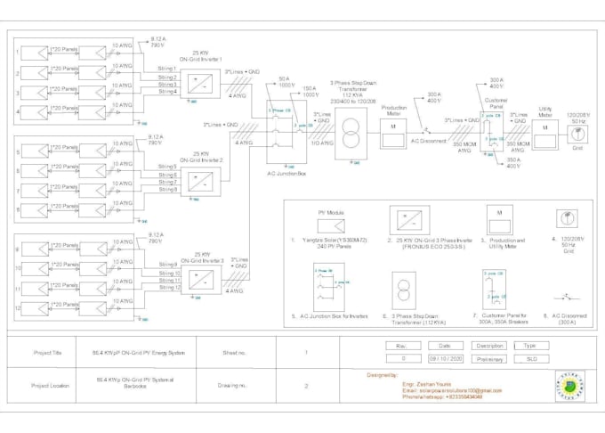 Design solar pv system on pvsyst, autocad and sketchup by ...