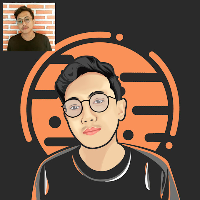 Create cartoon vector art from your photo by Farhanajisani | Fiverr