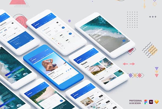 Design creative mobile apps ui ux for android or ios by Nazimais | Fiverr