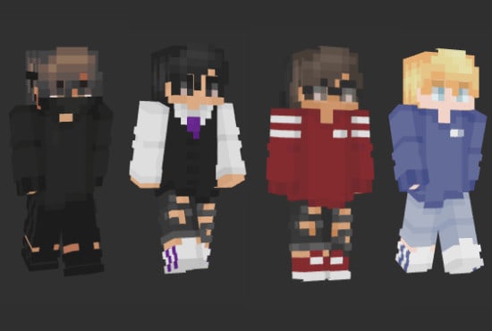 Do some mega bomber minecraft skins by Valentinnne | Fiverr