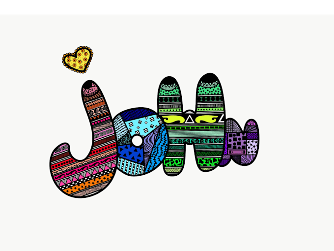 Illustrate your names with eye catching pattern designs by Ariyousha ...