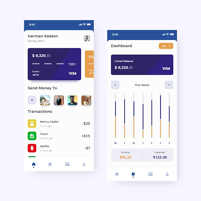 Make simple app design by Vincensiusbilly | Fiverr