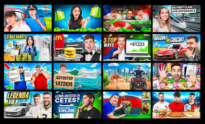 Design premium youtube thumbnail in 2 hours by Franc_graphics | Fiverr