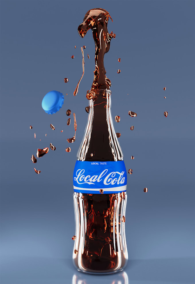 Design and create high quality bottle render with label by Imaginibus ...