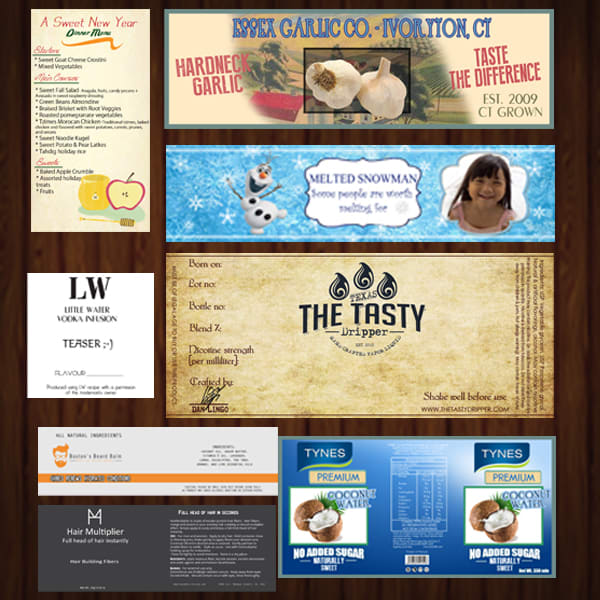 Design professional labels for your products by Nefrida | Fiverr