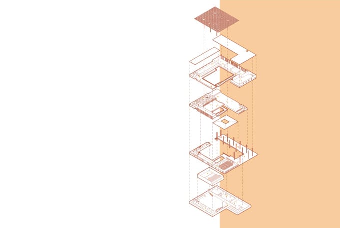 Do an exploded axonometric diagram by Magb92 | Fiverr