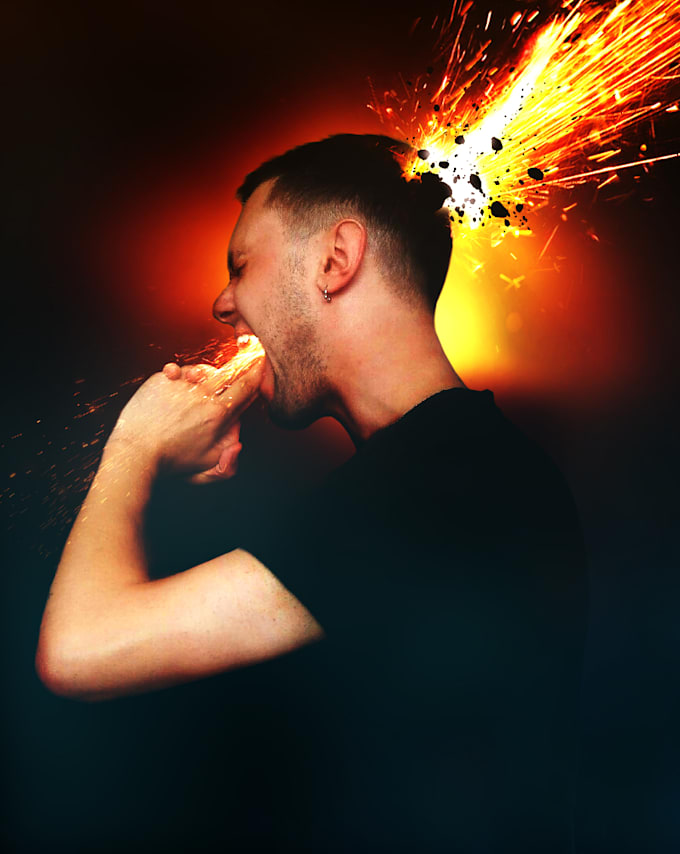 Do fiery processing to create a cool effect by Deagley | Fiverr