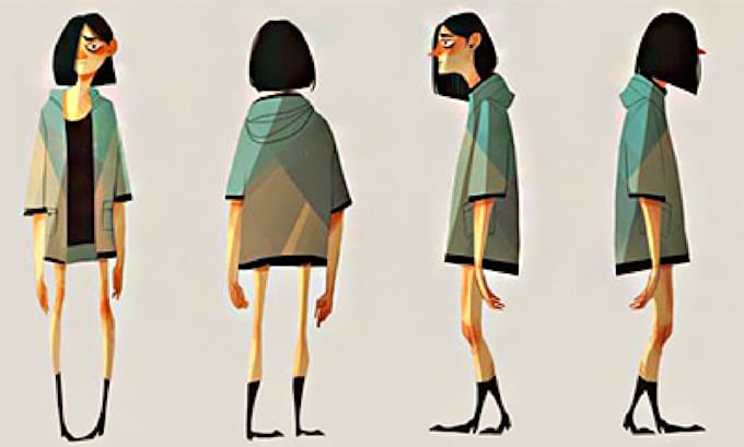 Make professional character design rotation by Kuscuccognm | Fiverr