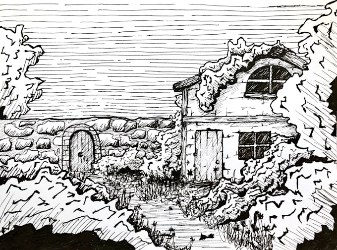 Hand draw story style illustrations for you by Robbiedraws | Fiverr