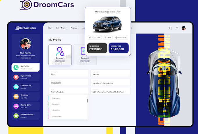 Design amazing ui ux for mobile app and website add bonus by ...