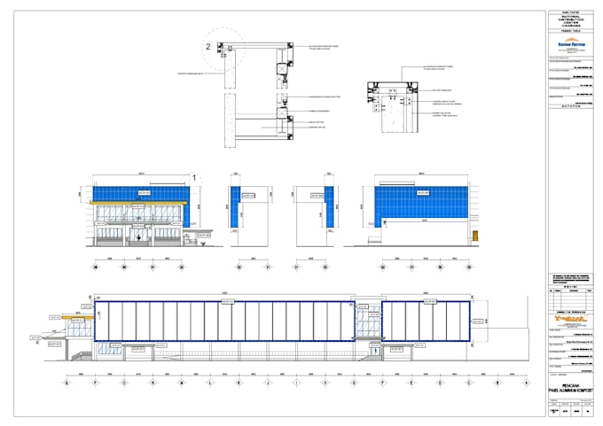 Make 2d elevation building from 4 sides view with autocad by Deni_bow ...