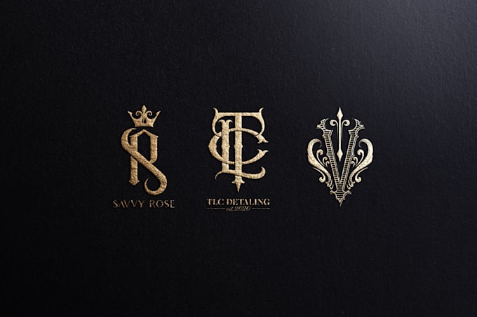 Design a custom hand drawn monogram logo by Iamjacksmayhem | Fiverr