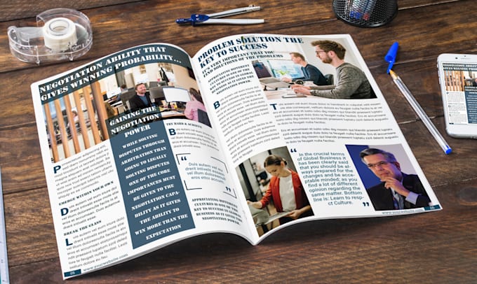 Design and layout professional magazine and print newsletter by ...