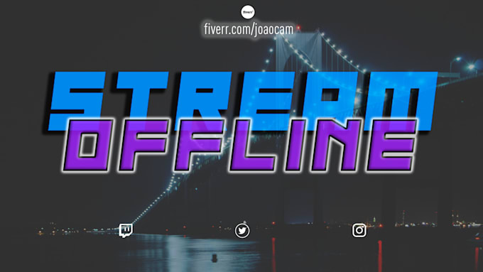 Create you a custom twitch stream layout by Joaocam | Fiverr