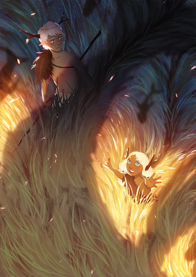 Create fully rendered illustration and concept art by Anyu_creates | Fiverr