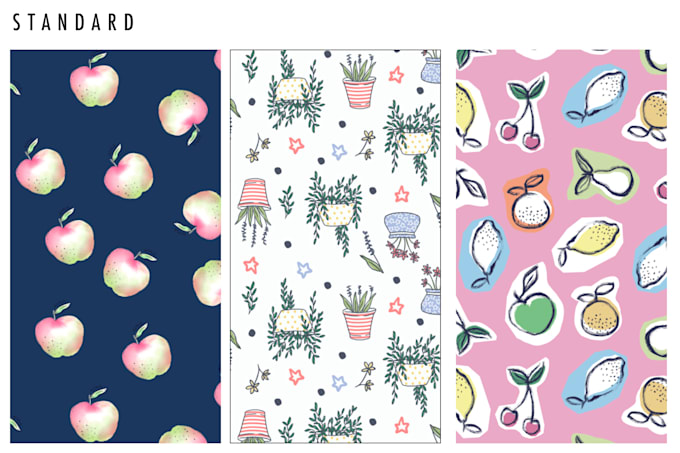 Design seamless conversational textile patterns by Emily_basso | Fiverr