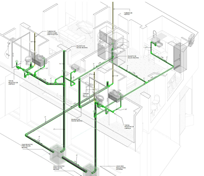 Bim model your mep project in revit by Davidgqt | Fiverr