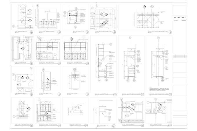 Do millwork working drawings in autocad by Km_mehedig | Fiverr