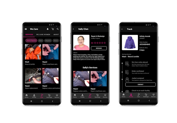 Design trendy creative cool ui ux for mobile app by Chelseafu | Fiverr